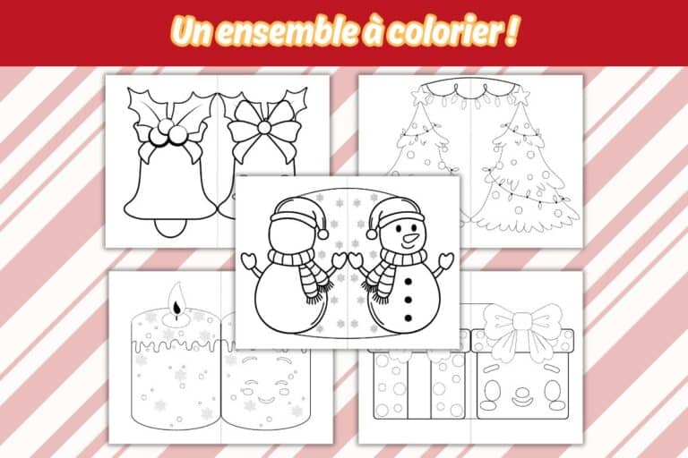 Cartes de Noël à imprimer (gratuit)
